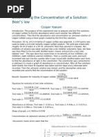 Lab Report On Colorimetry of Copper Sulfate Solutions | PDF ...