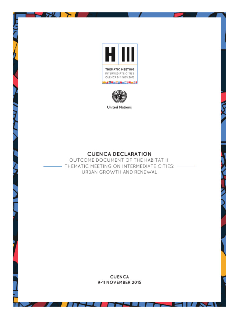 Cuenca-Declaration | PDF | Sustainability | Capacity Building