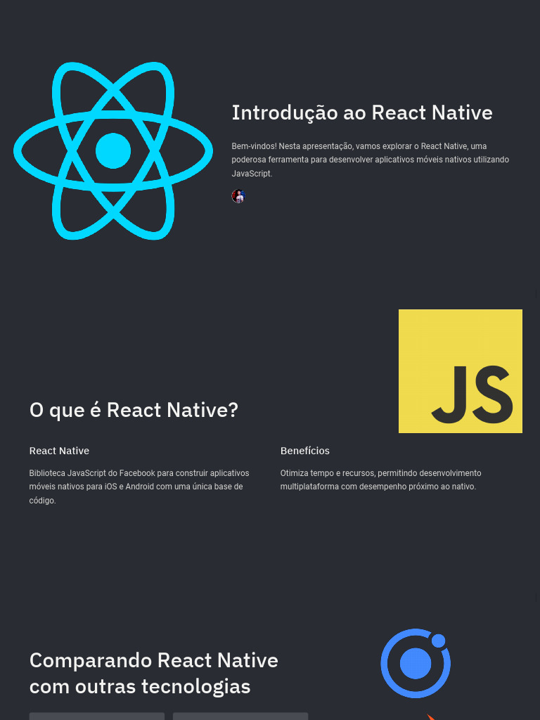 Introducao Ao React Native | PDF | Aplicativo para celular | Script Java
