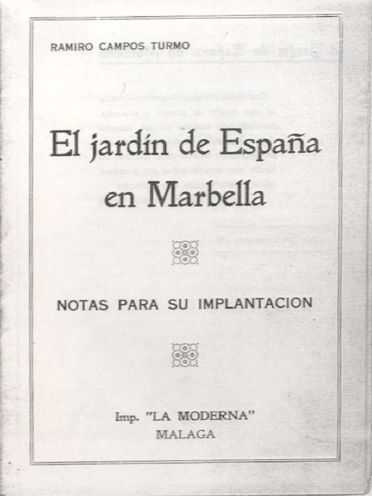 El Jardín de España en Marbella | PDF