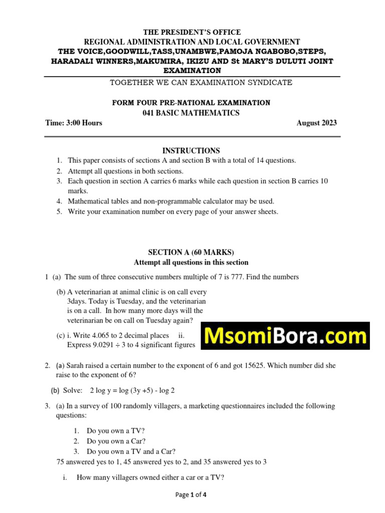 Mathematics - Questions N Answers | PDF | Elementary Geometry | Mathematics