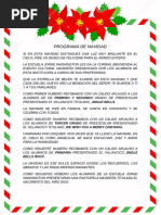 Programa de Festival Navideño | PDF | Navidad