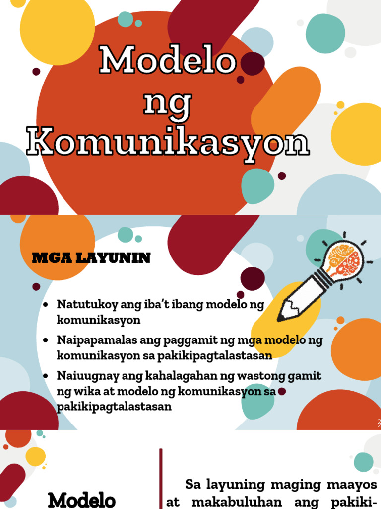 Aralin 6 Komunikasyon | PDF