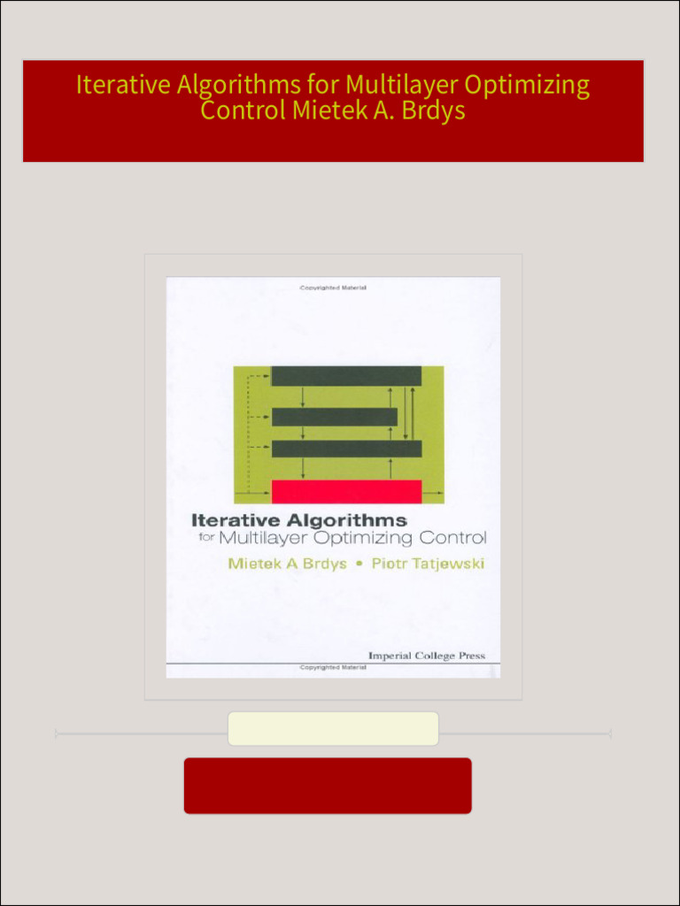Download Complete Iterative Algorithms for Multilayer Optimizing ... Download Complete Iterative Algorithms for Multilayer Optimizing ...