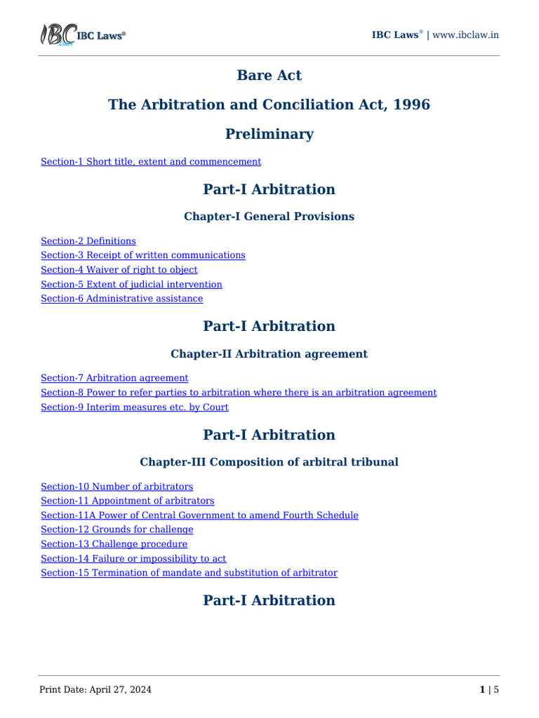 IBC Laws - September 24, 2022 | PDF | Arbitration | Arbitral Tribunal