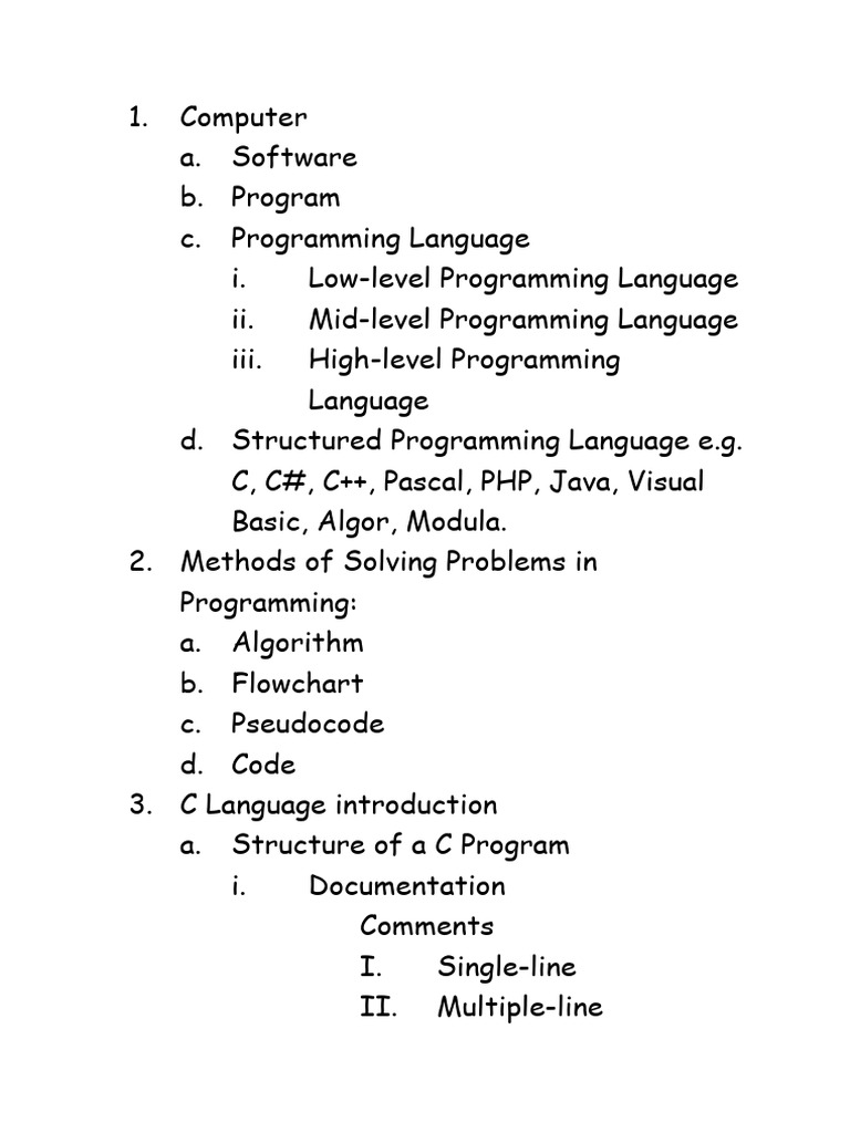 csc 201 scribble | PDF | Control Flow | Parameter (Computer Programming) csc 201 scribble | PDF | Control Flow | Parameter (Computer Programming)