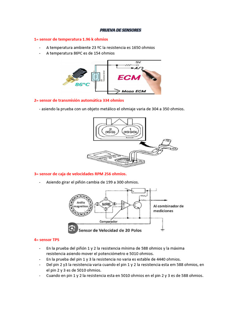 Prueva de Sensores | PDF