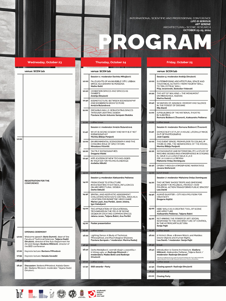 PROGRAM OF THE CONFERENCE Scen 1 | PDF