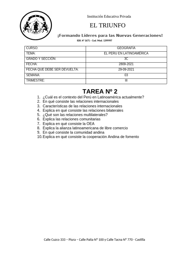 Tarea Semana 3 Tercero C | PDF