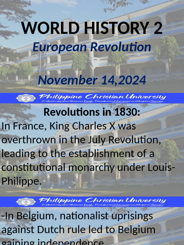 Week 13 European Revolutions | PDF | Latin America | Liberalism