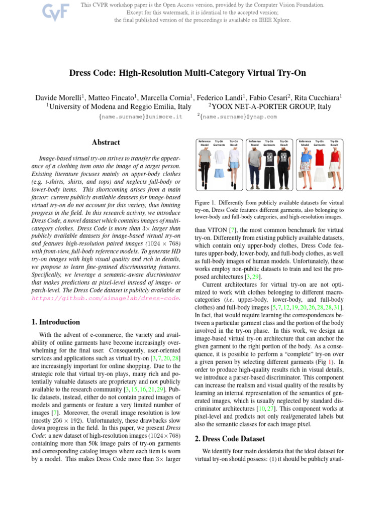 Virtual Try-On Dataset for Researchers | PDF | Image Segmentation | Clothing