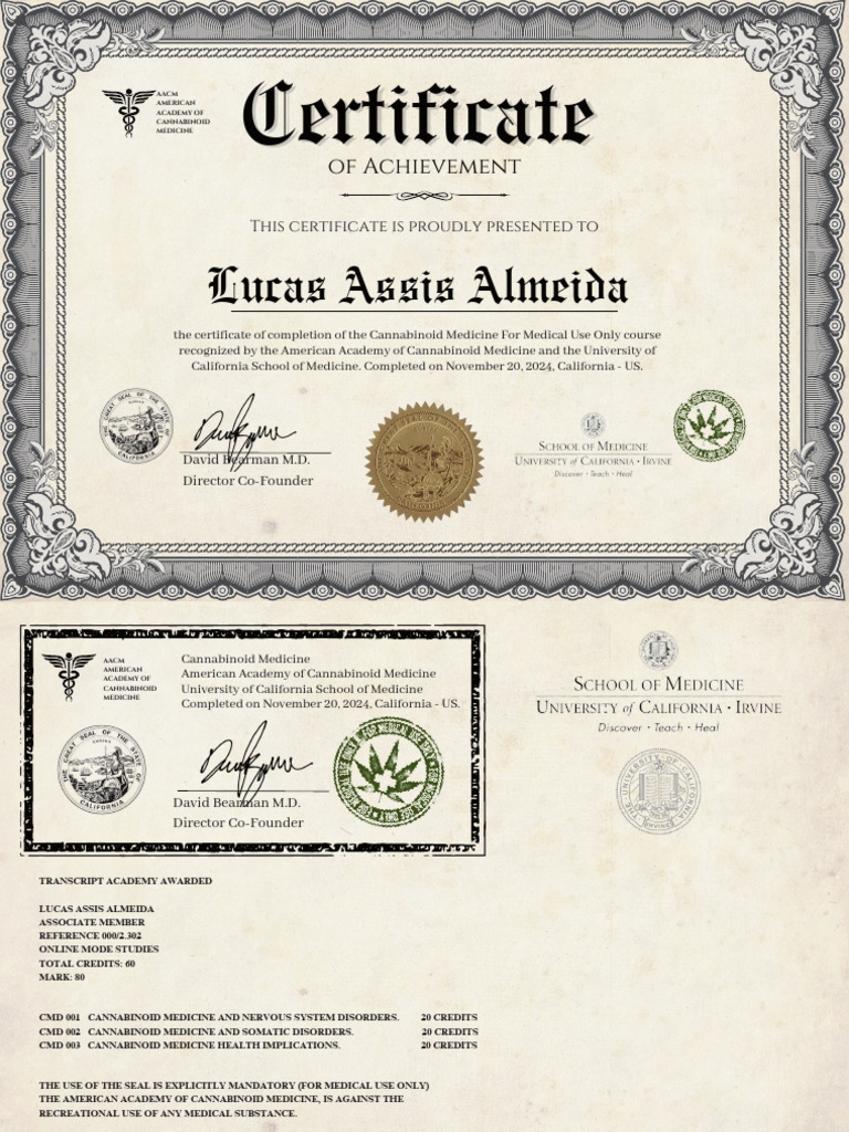 Aacm - Certificate 2024 | PDF