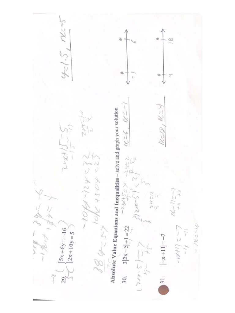 Absolute Value Equations and Inequalities - Solve and Graph Your ...