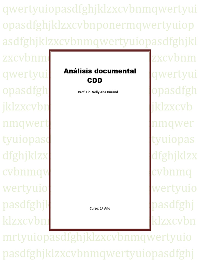 Modulo CDD 2023 | PDF