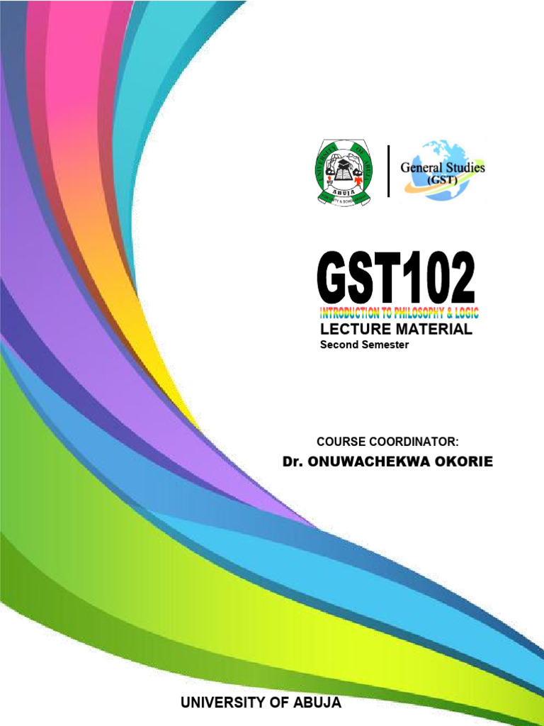 Gst102 - Dr. Onuwachekwa Okorie | PDF | Reason | Knowledge