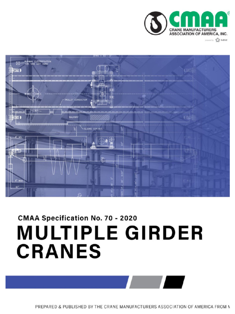 Cmaa 70 2020 Specification For Top Running Bridge and Gantry Type | PDF