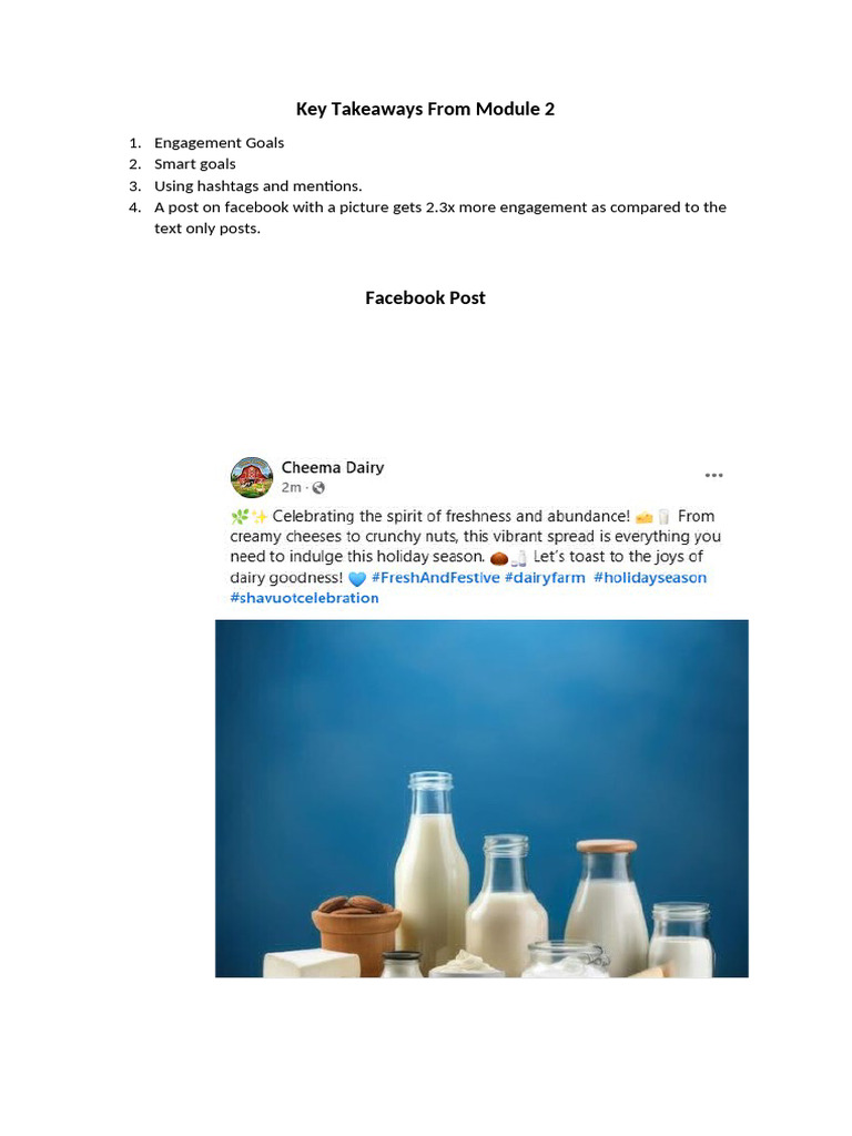 Key Takeaways From Module 2 | PDF