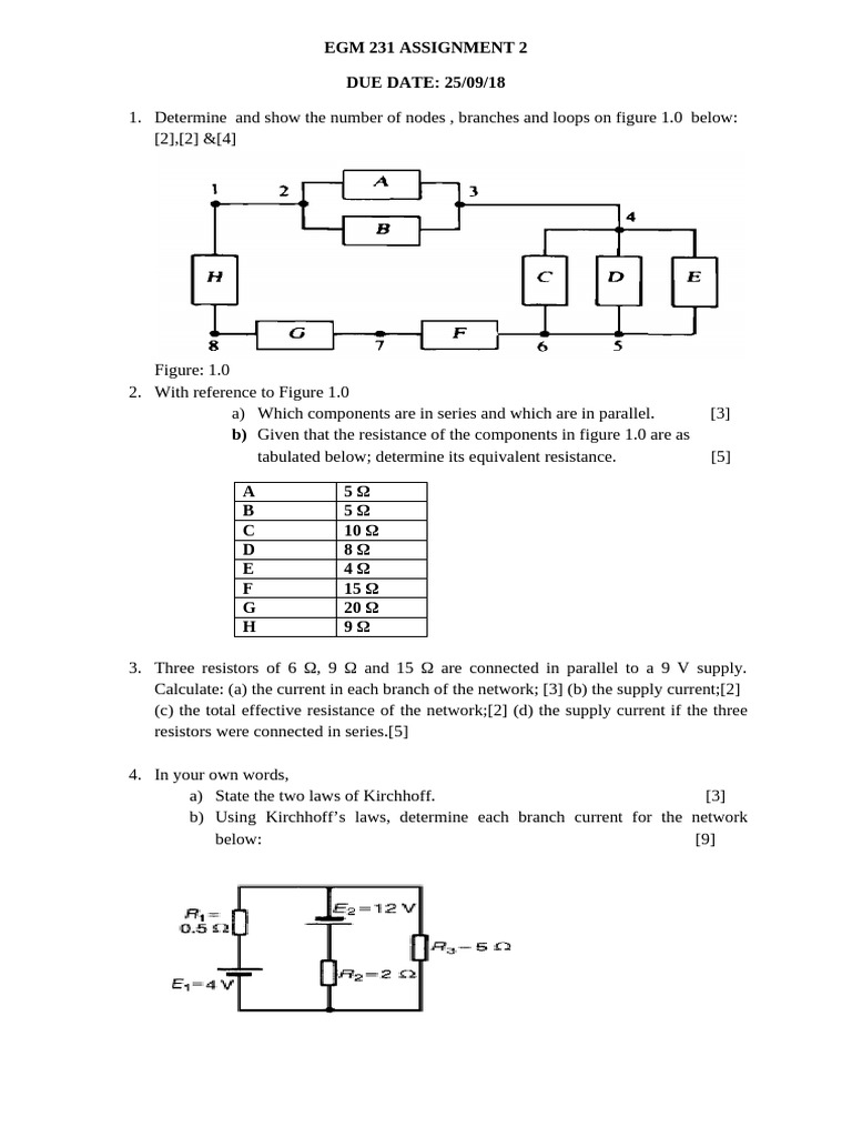 Egm 231 Assignment 2 | PDF