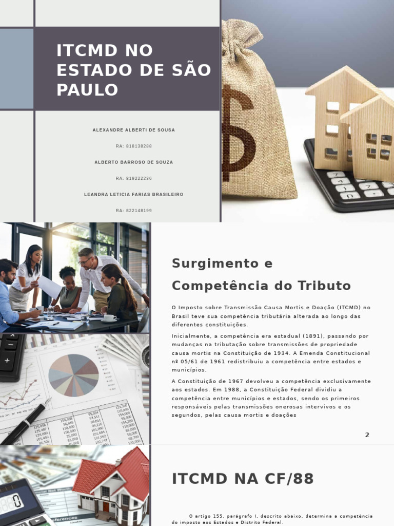 ITCMD no Estado de São Paulo: Legislação e Arrecadação | PDF | Imposto ...