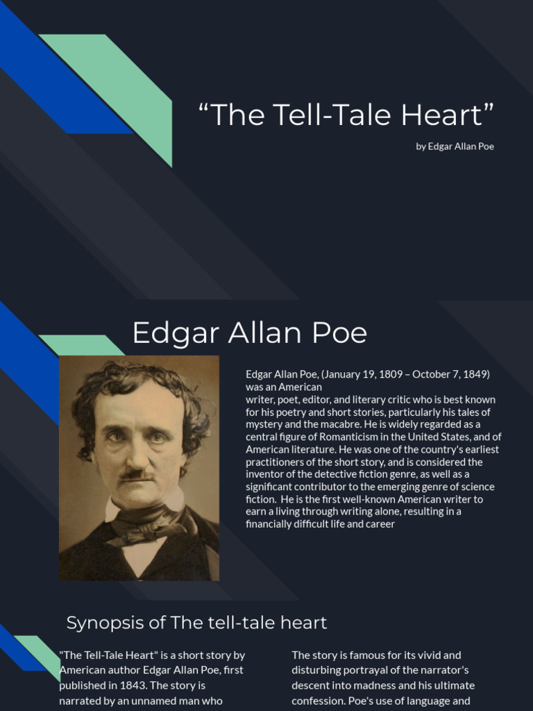 the tell tale heart | PDF | Edgar Allan Poe