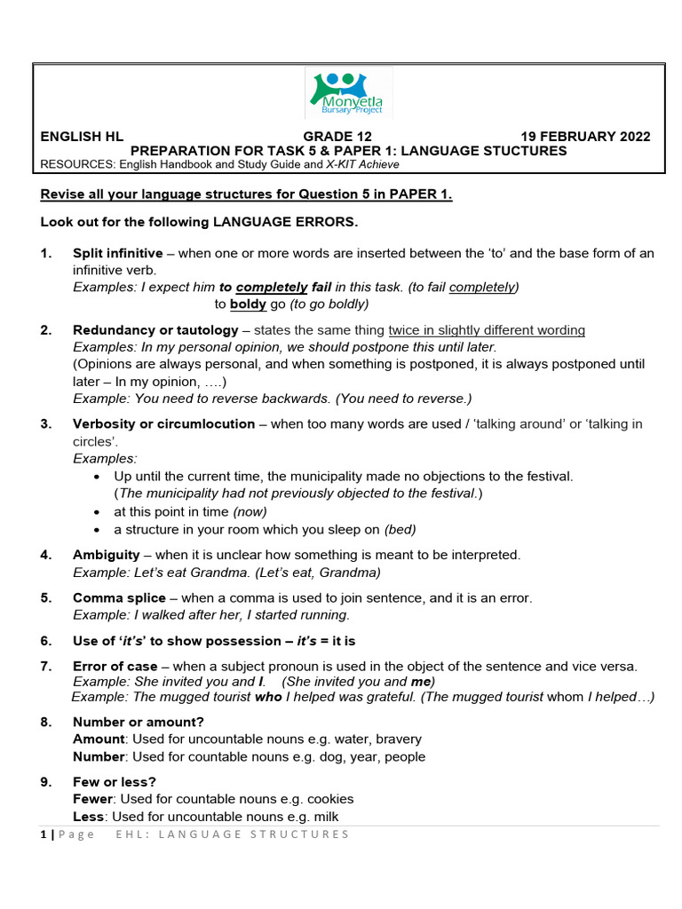 LANGUAGE-STRUCTURES- | PDF | Grammatical Number | Verb