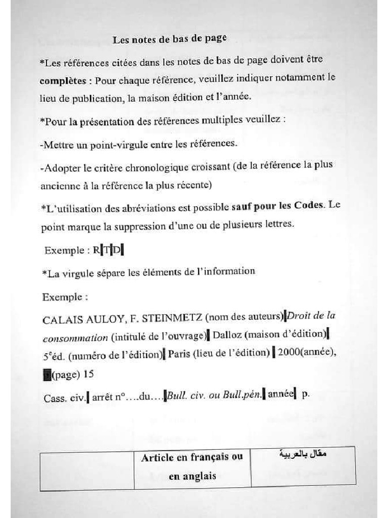 Salma Mnif Note de Bas de Page | PDF