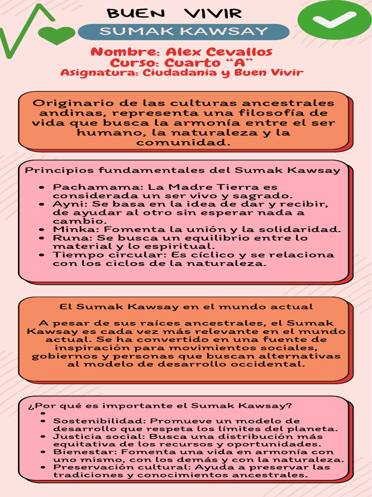 Alex Cevallos - BUEN VIVIR | PDF