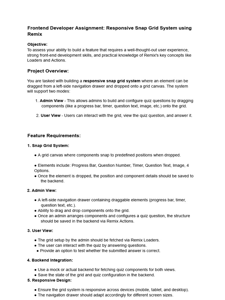 Frontend Assignment (1) Yyu | PDF | Accessibility | Software