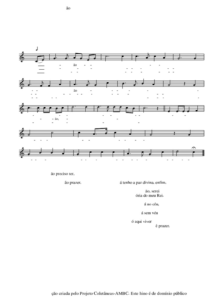 Agora Estou Contente - H.C.C - Teclado | PDF | Amor | Fruto do Espírito ...