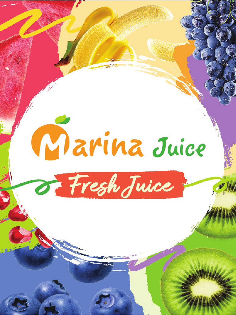 Marina Juice Menu | PDF