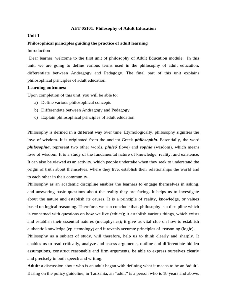 Philosophy of Education New - 035746 - 083033 | PDF | Reason | Logic