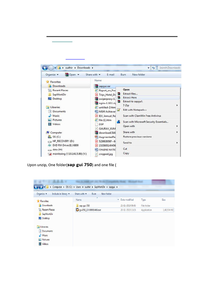 How To Install SAP GUI 750 | PDF