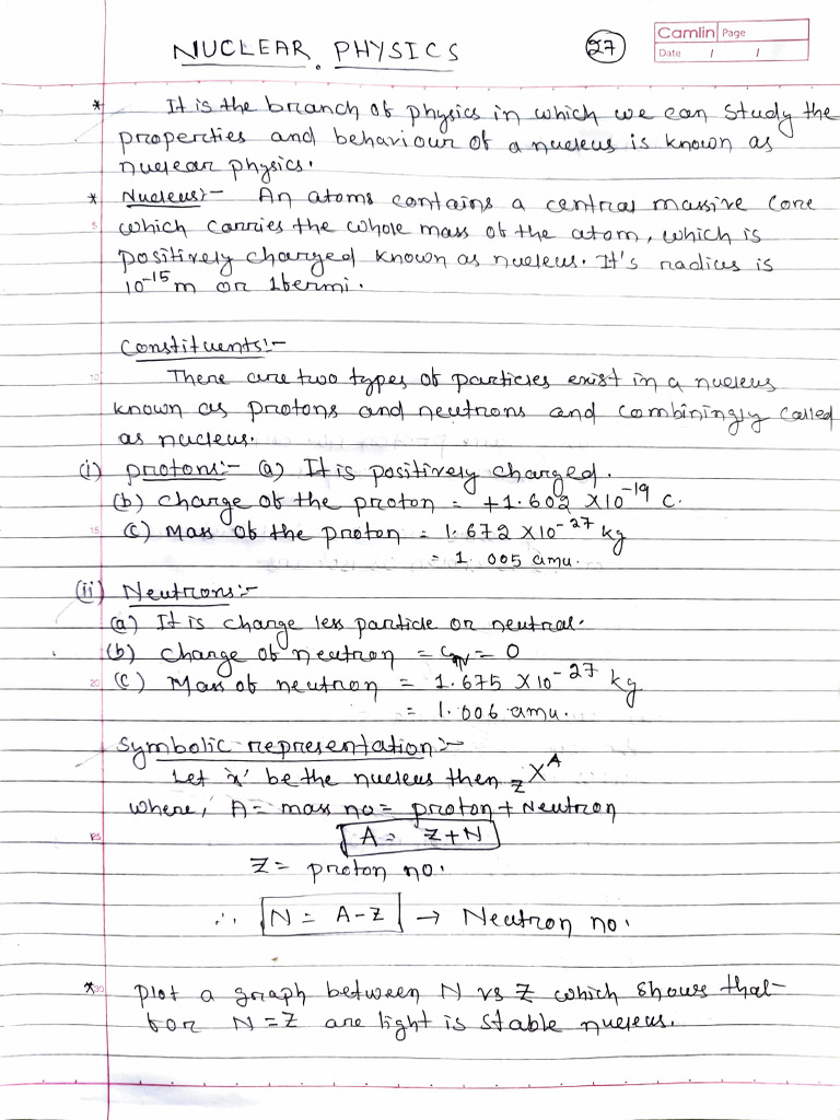 Nuclear physics | PDF | Particle Physics | Physical Sciences