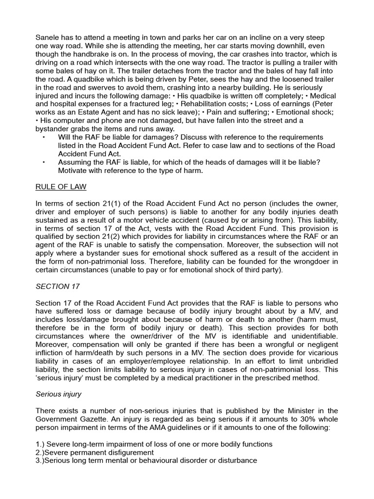 Raf Practise Question Answer - 28 August 2023 | PDF | Negligence ...