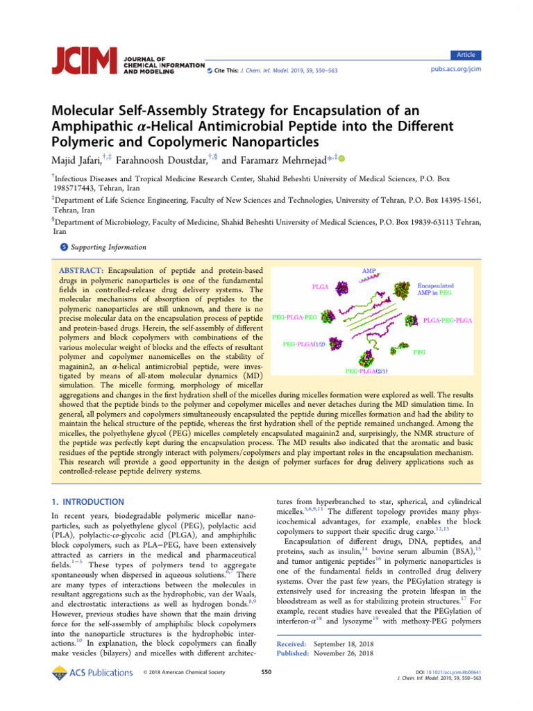 acs.jcim.8b00641 | PDF | Solvation | Polymers