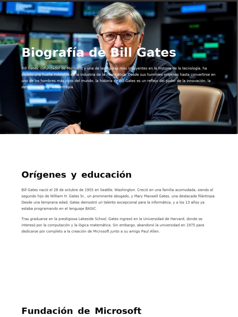 Bill-Gates | PDF | Microsoft | Informática