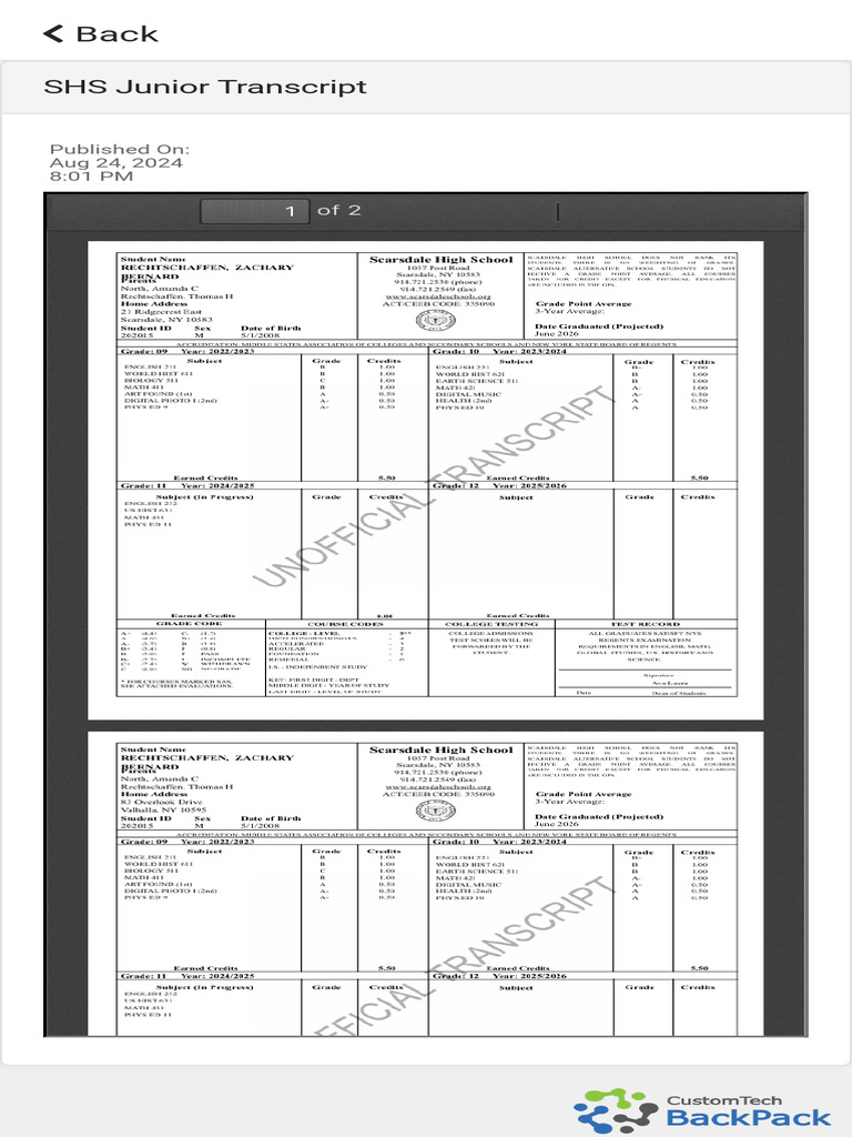 httpsscarsdaleny.infinitecampus.orgcampusccsbackpackccs_document.jspName=Rechtschaffen,+Zachary ...