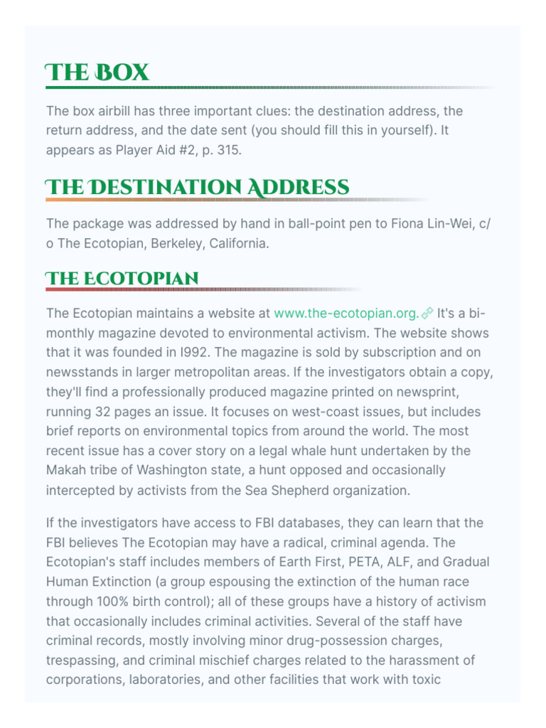 z05.The Box | PDF | Burglary | Crimes
