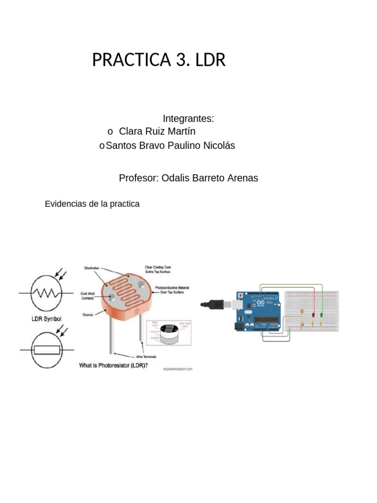 Practica 3 LDR | PDF