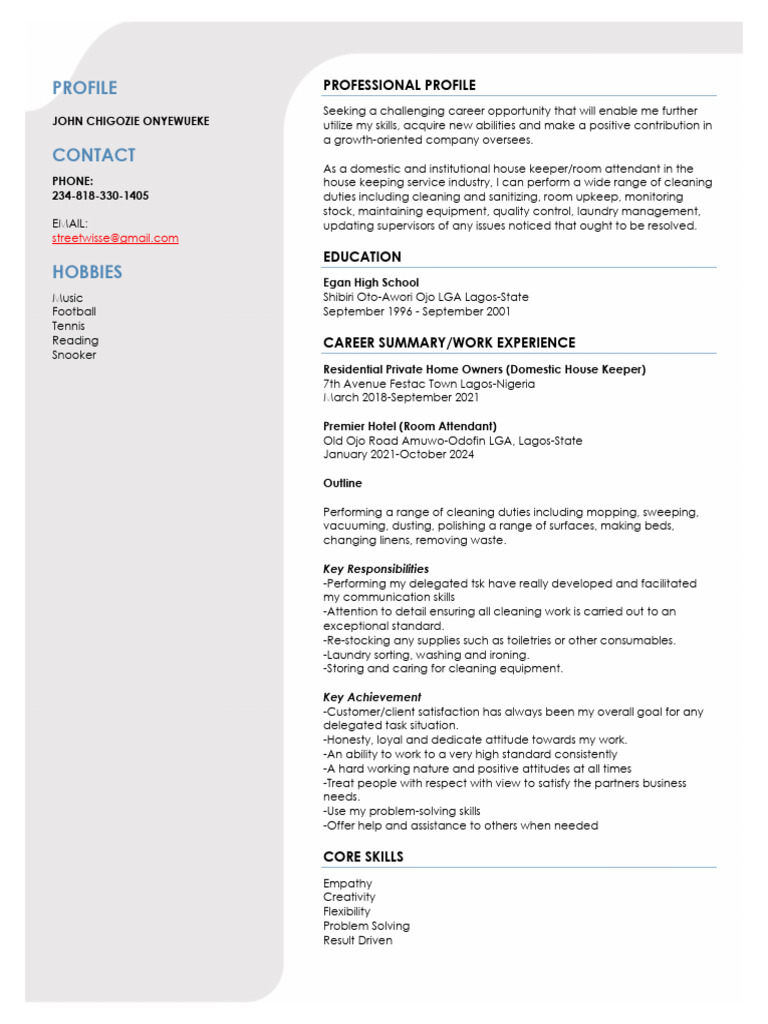 MY RESUME | PDF
