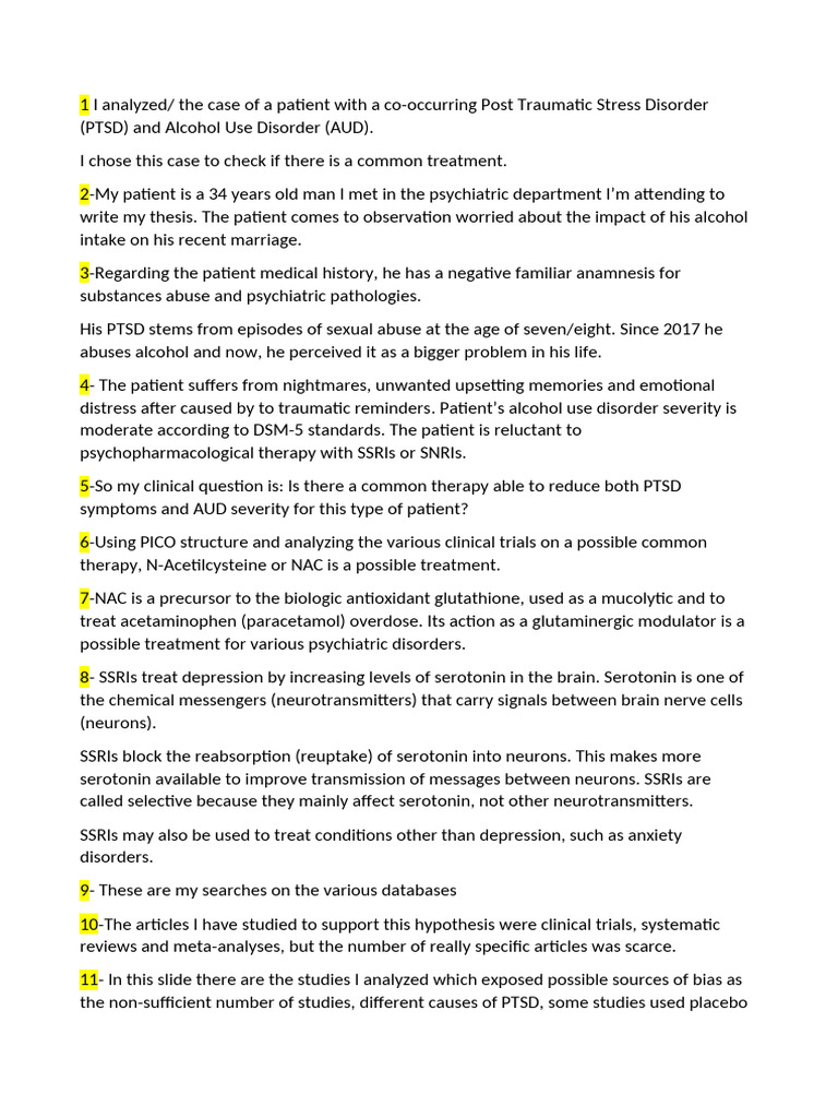 Inglese PTSD | PDF | Selective Serotonin Reuptake Inhibitor | Major Depressive Disorder