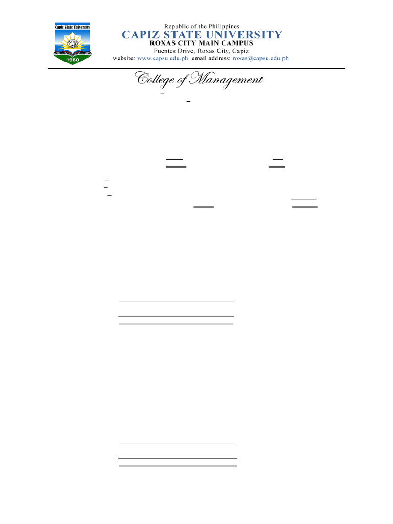 Answer Key Quiz Chapter 5 7 | PDF | Pricing | Accounting