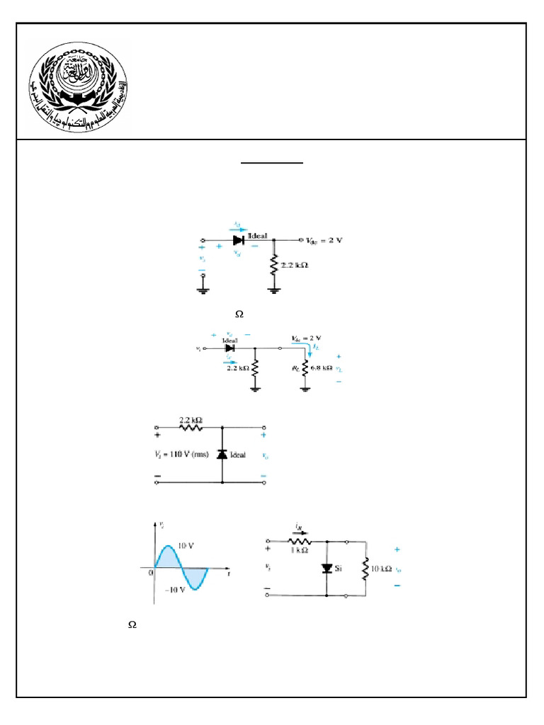Sheet 4 | PDF | Rectifier | Electricity