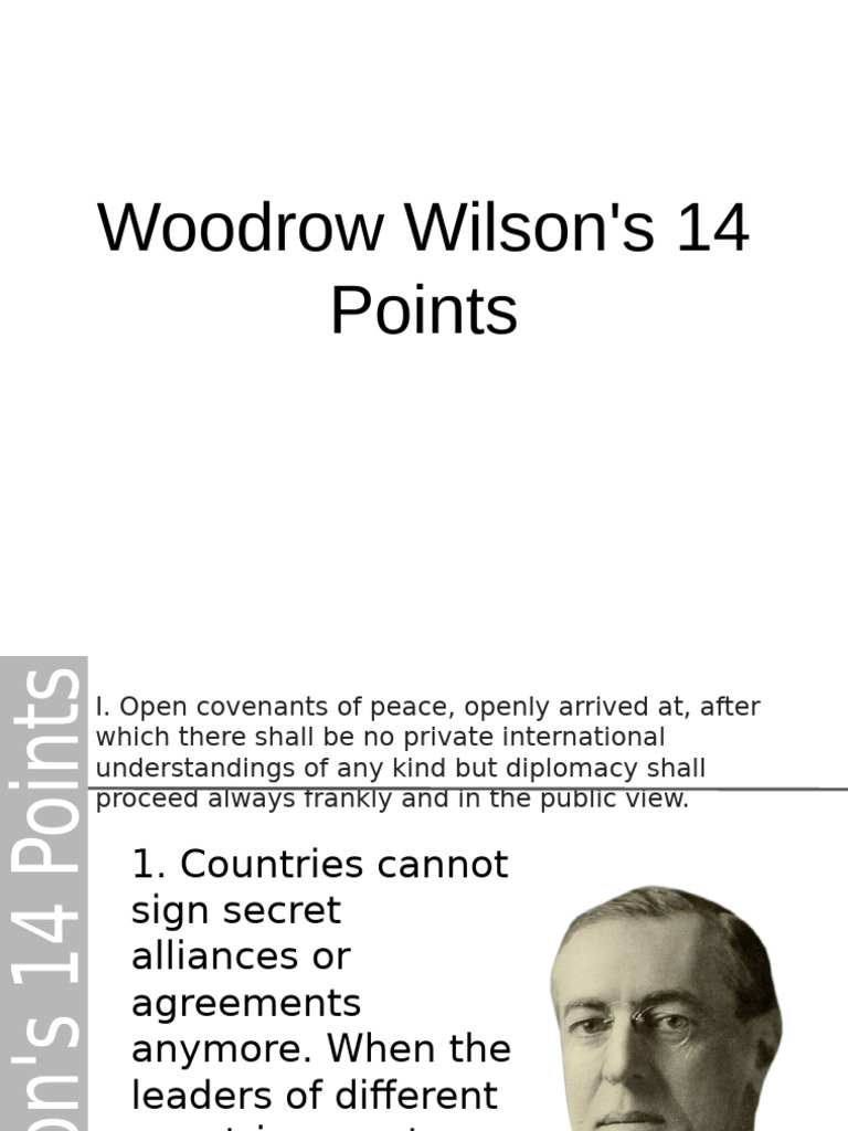 Wilson's 14 Points (1) | PDF | Central Powers | Global Politics