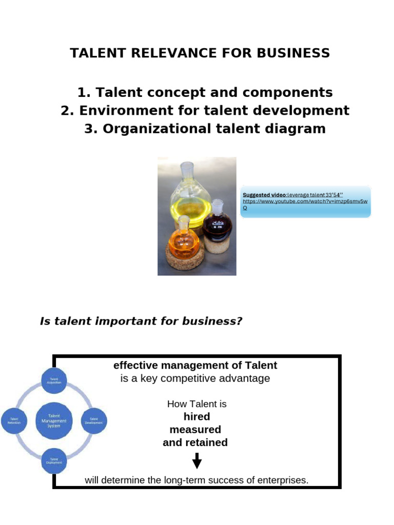 Talent's Impact on Business Success | PDF | Intelligence | Intelligence ...