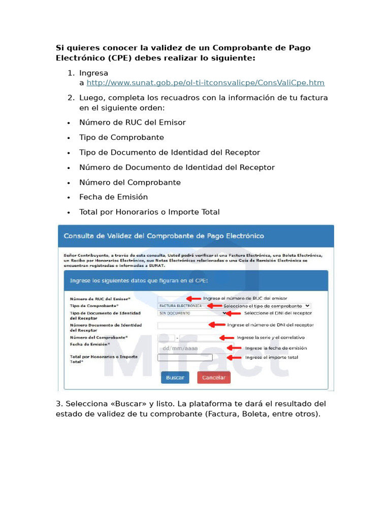 Validar CPE en SUNAT: Guía Completa | PDF | Informática | Industrias de servicio