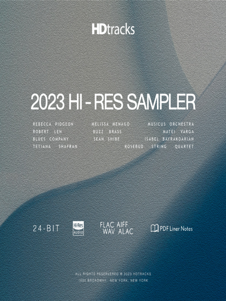 HDtracks 2023 Hi-Res Sampler | PDF