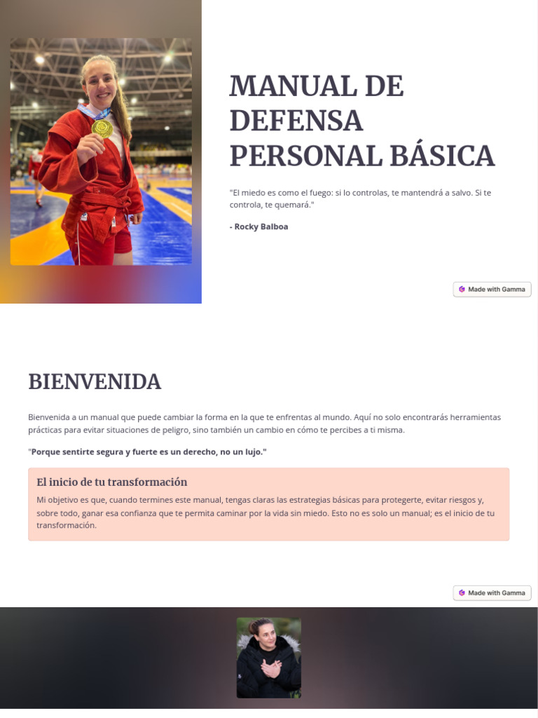 Manual de Autodefensa Personal Básica | PDF | Autodefensa