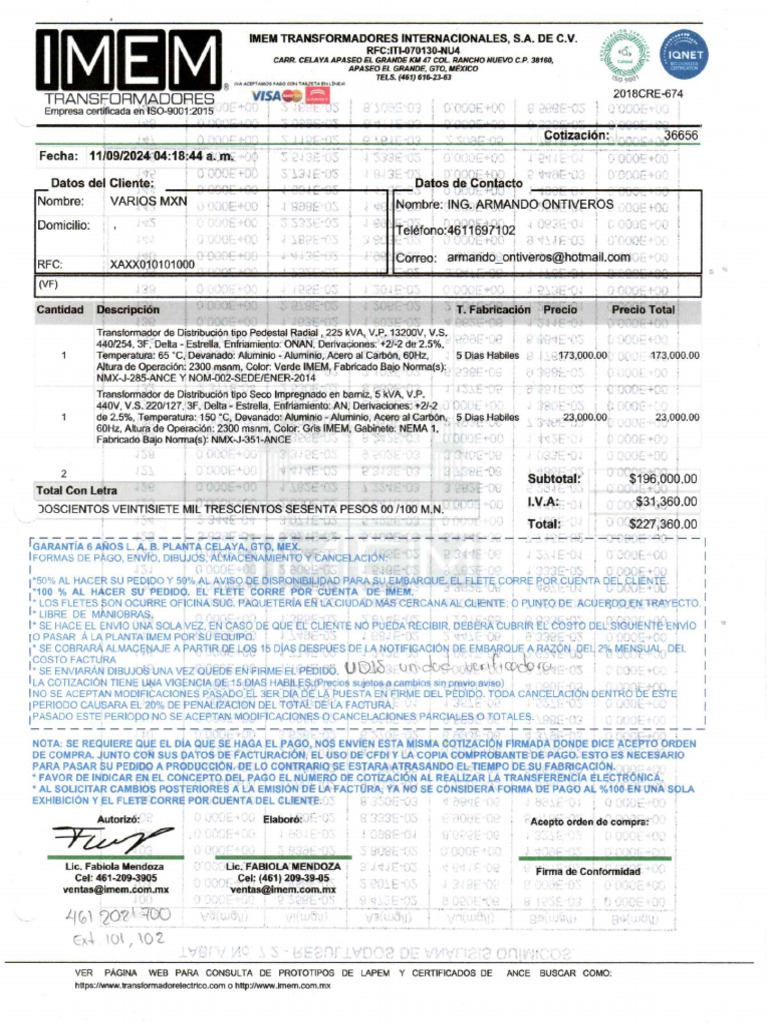 Imem Transformador | PDF