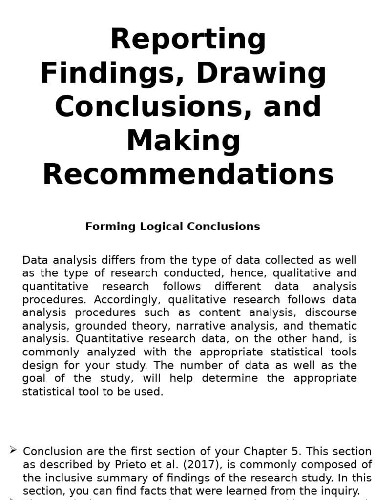 conclusion ppt | PDF | Analysis | Qualitative Research